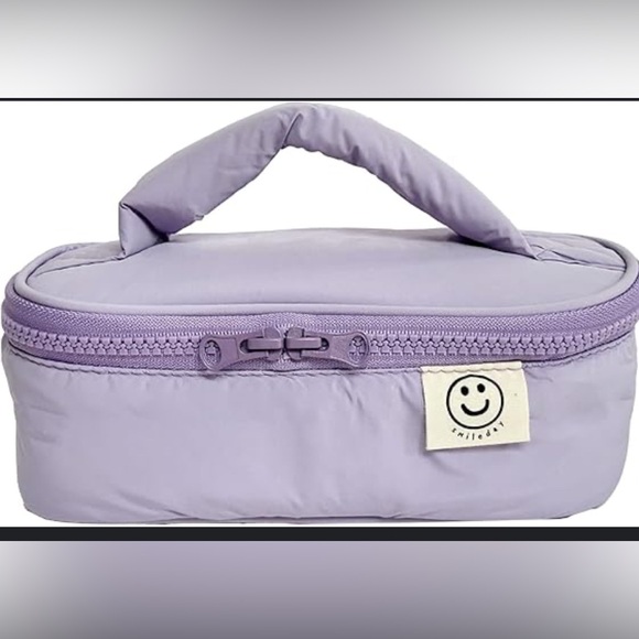 Bags | Smiley Face Lavender Bag | Poshmark